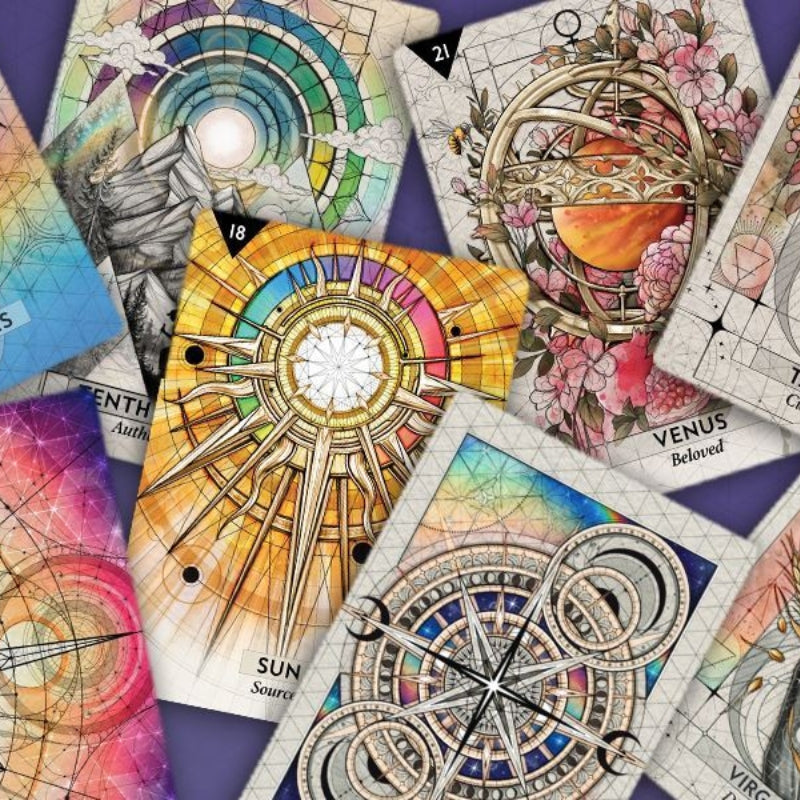 Starcodes Astro Oracle A 56-Card Deck and Guidebook – Curious Cauldron