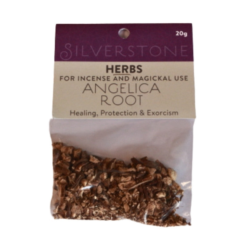 Magickal Herbs Angelica Root 20g Packet- Loose Incense – Curious Cauldron